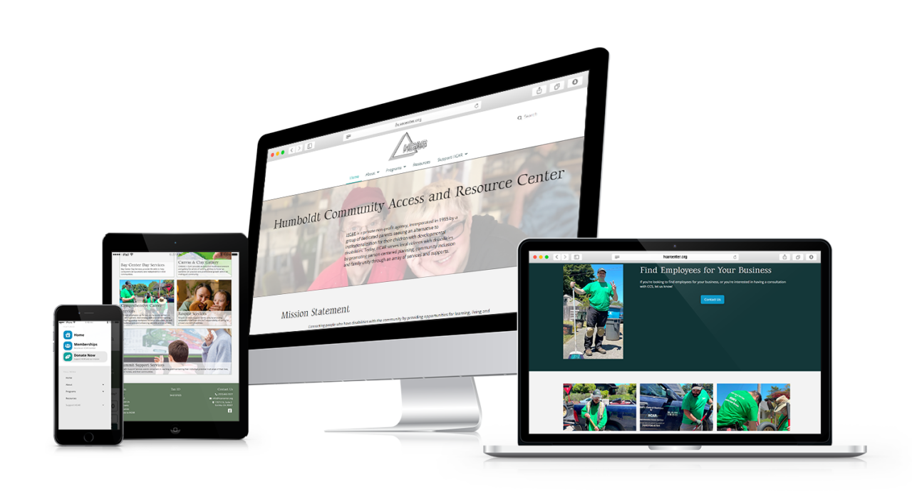Humboldt Community Access and Resource Center Website Design - Redwood ...